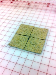HOW TO MAKE 8 HALF-SQUARE TRIANGLES
