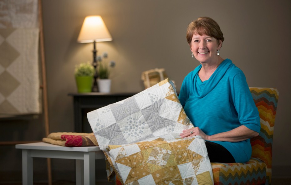 The first step to finishing quilts, is getting started!